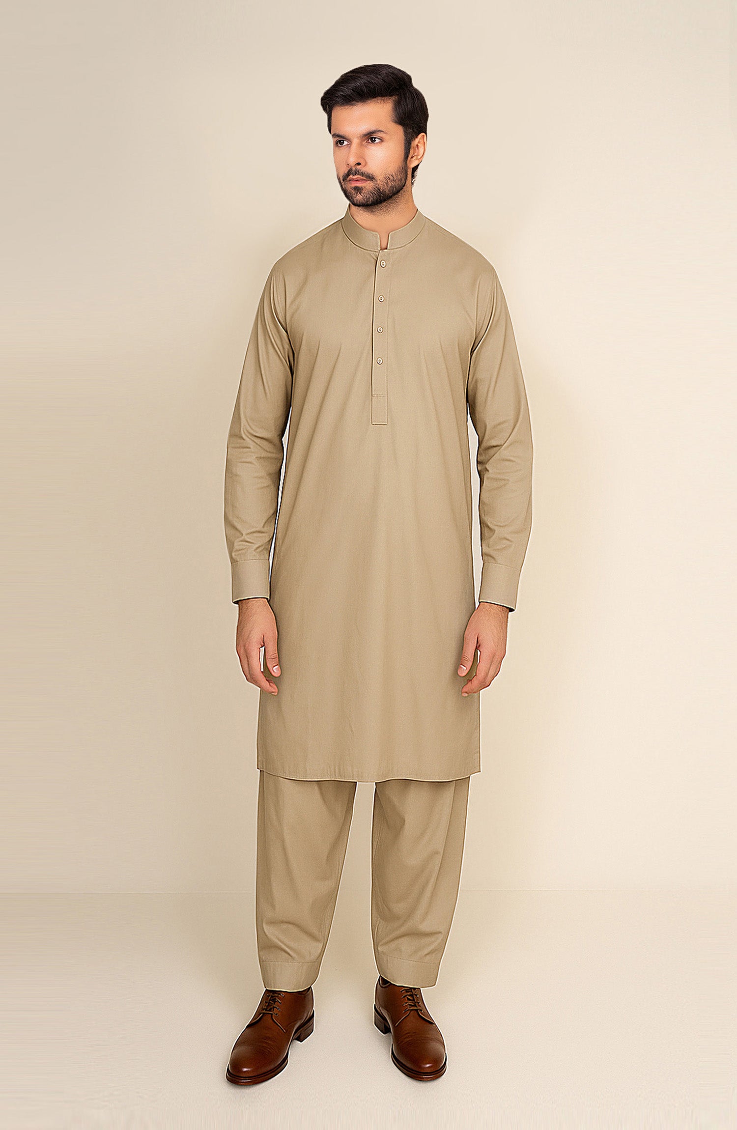 Men's Band Collar Suit - SMS828225 – Sefam Pvt. Ltd.